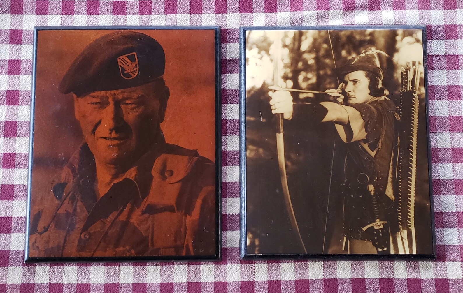 John Wayne 1968 Green Berets Plaque / Wall Hanging Vintage - Etsy