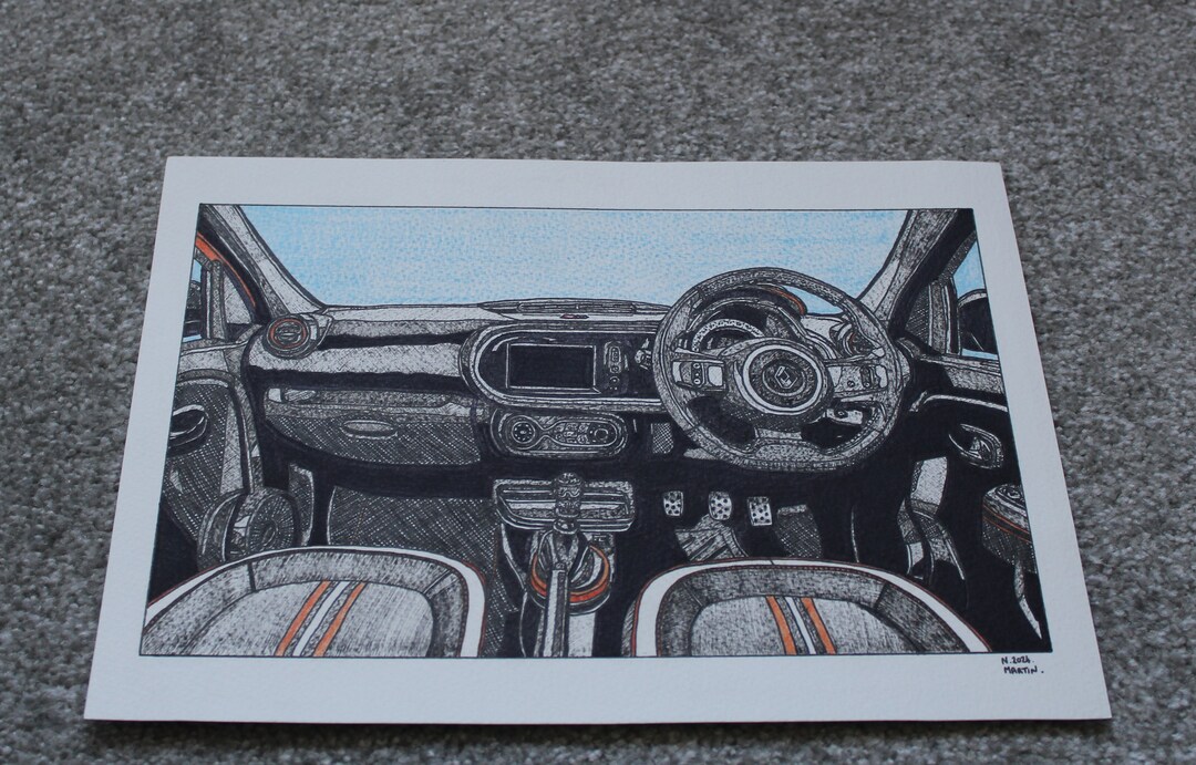 Renault Twingo Mk3, Twingo 3, Twingo Gt, Twingo Iii Art, Drawing ...