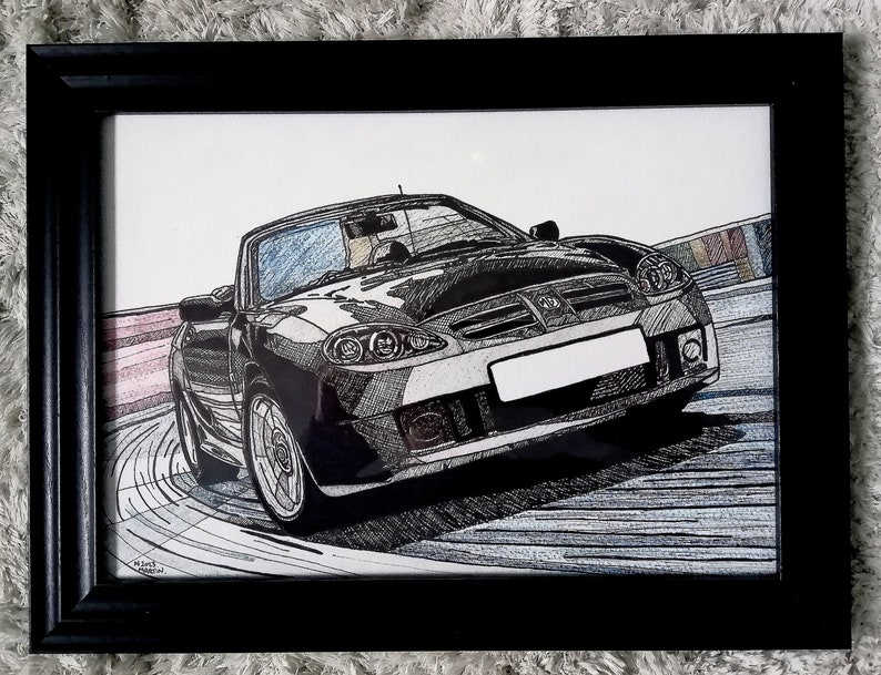 Mg Tf Drawing Original A4 Size Hand-drawn Drawing not a - Etsy