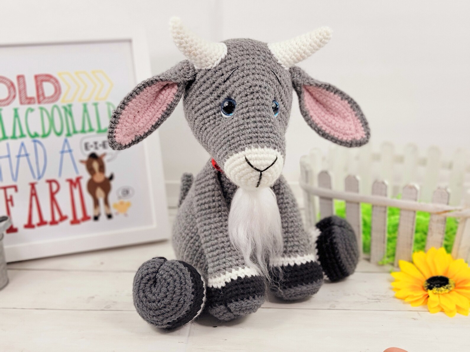 Goat Crochet Pattern Crochet Goat Amigurumi Goat Pattern - Etsy