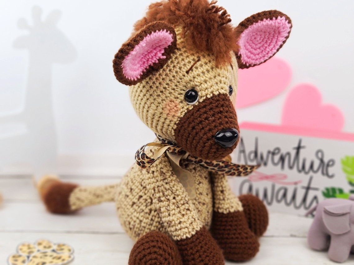 Hyena Crochet Pattern Crochet Hyena Amigurumi Hyena - Etsy