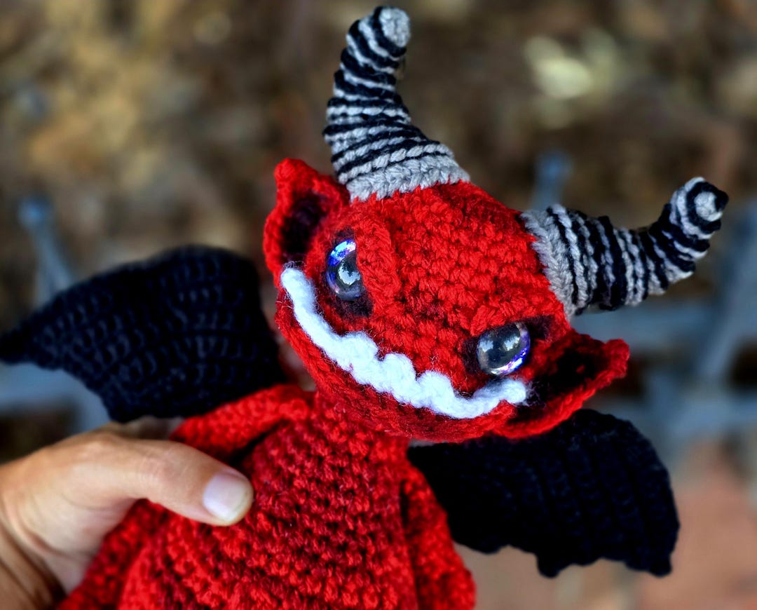 Demon, Crochet Demon, Crochet Pattern, Amigurumi, Crochet, Pattern, Imp ...