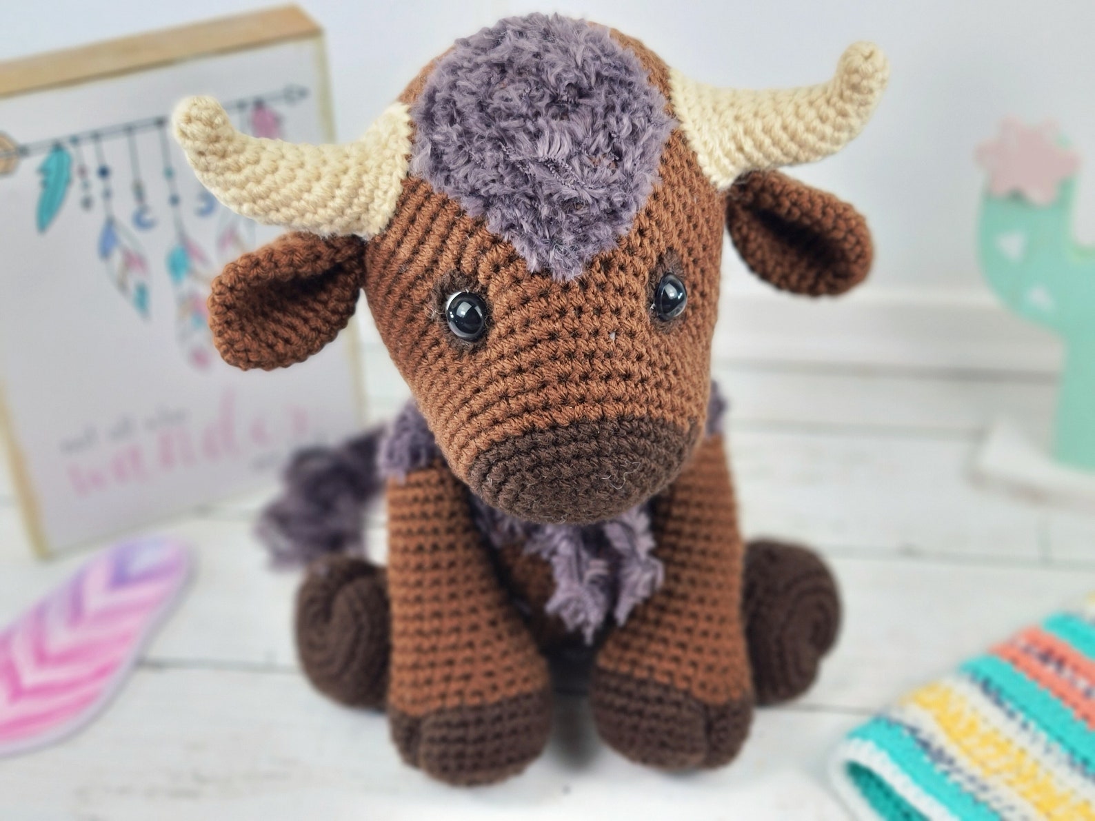Bison, Bison Crochet Pattern, Crochet, Pattern, Bison Tutorial ...