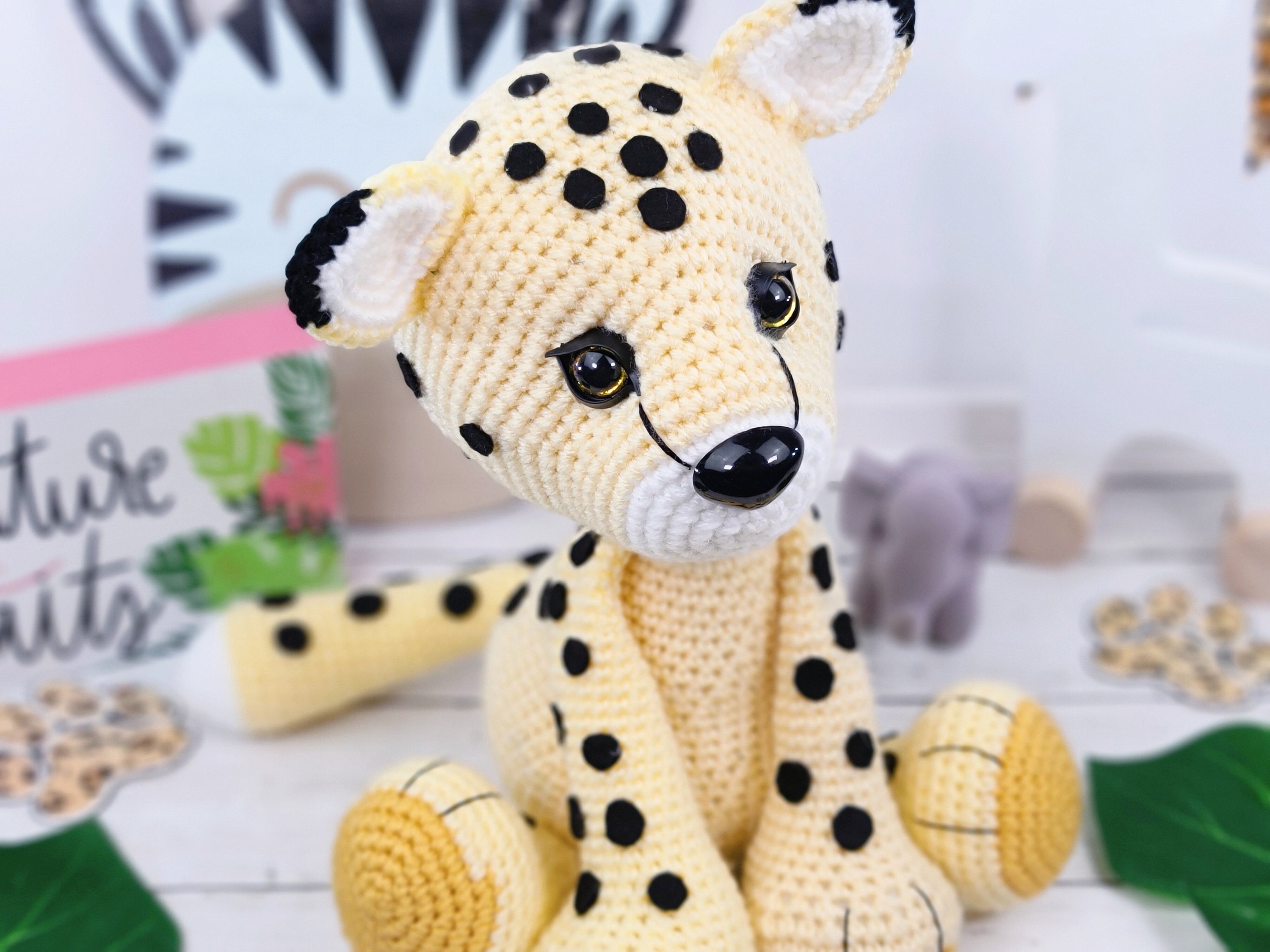 Snow Leopard Crochet Pattern Cheetah Crochet Pattern Cat | Etsy