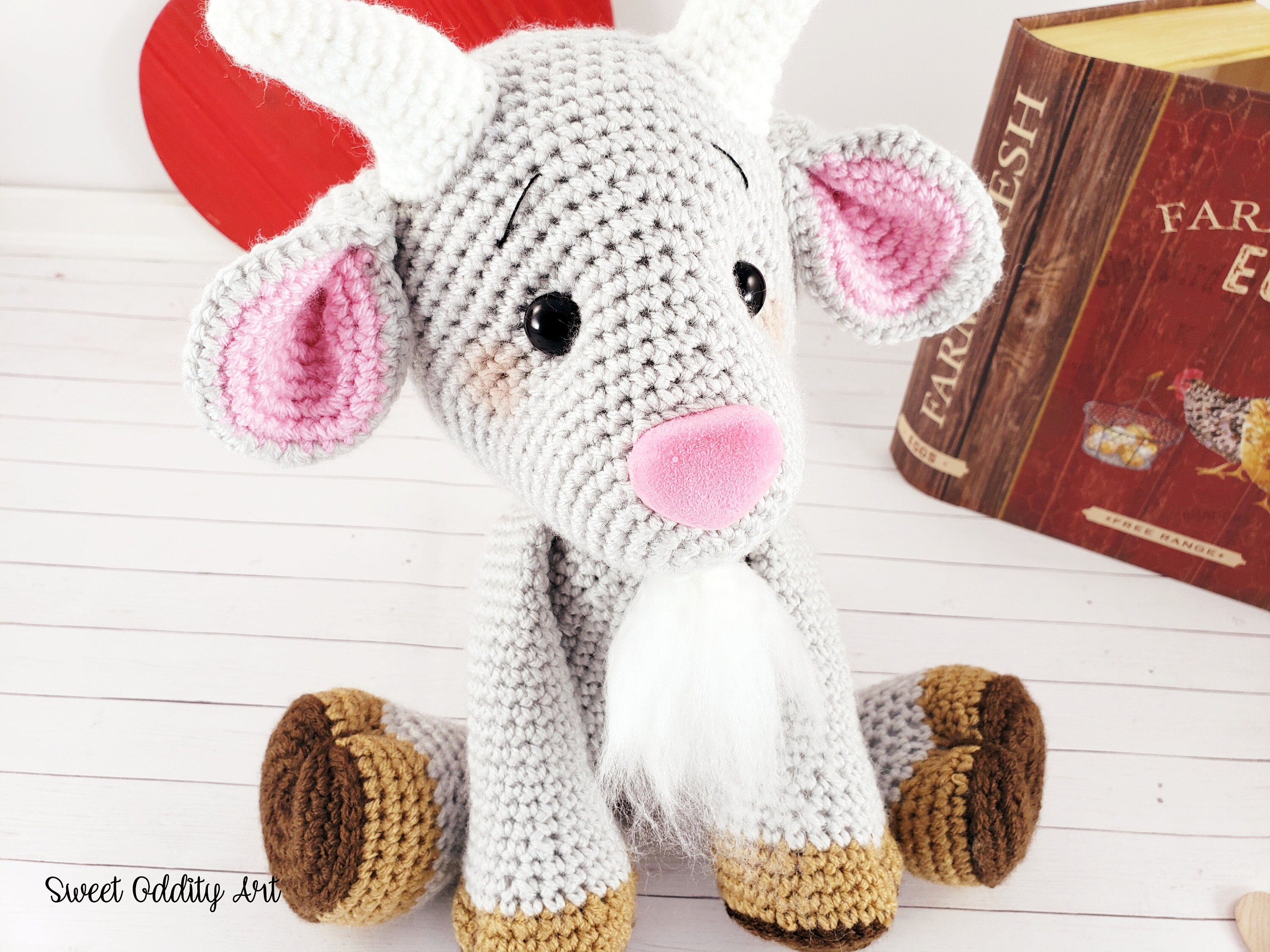 Goat crochet pattern crochet goat amigurumi goat pattern | Etsy