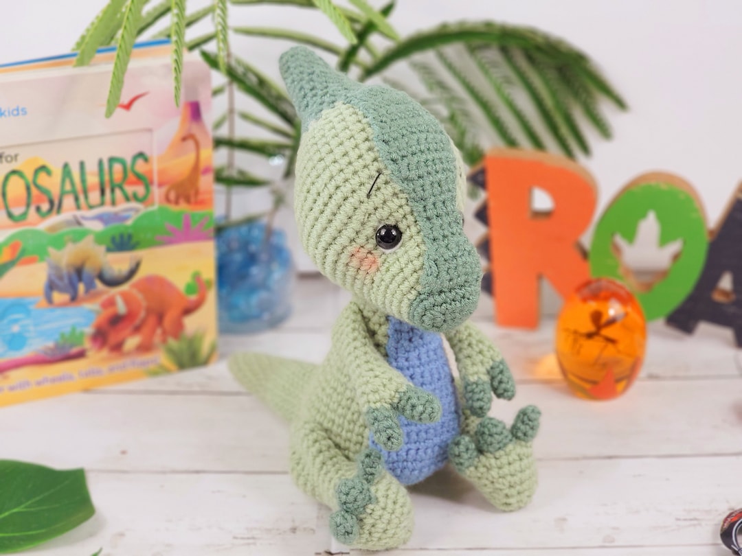 Parasalphosaurus, Dinosaur Crochet Pattern, Crochet Pattern, Crochet ...