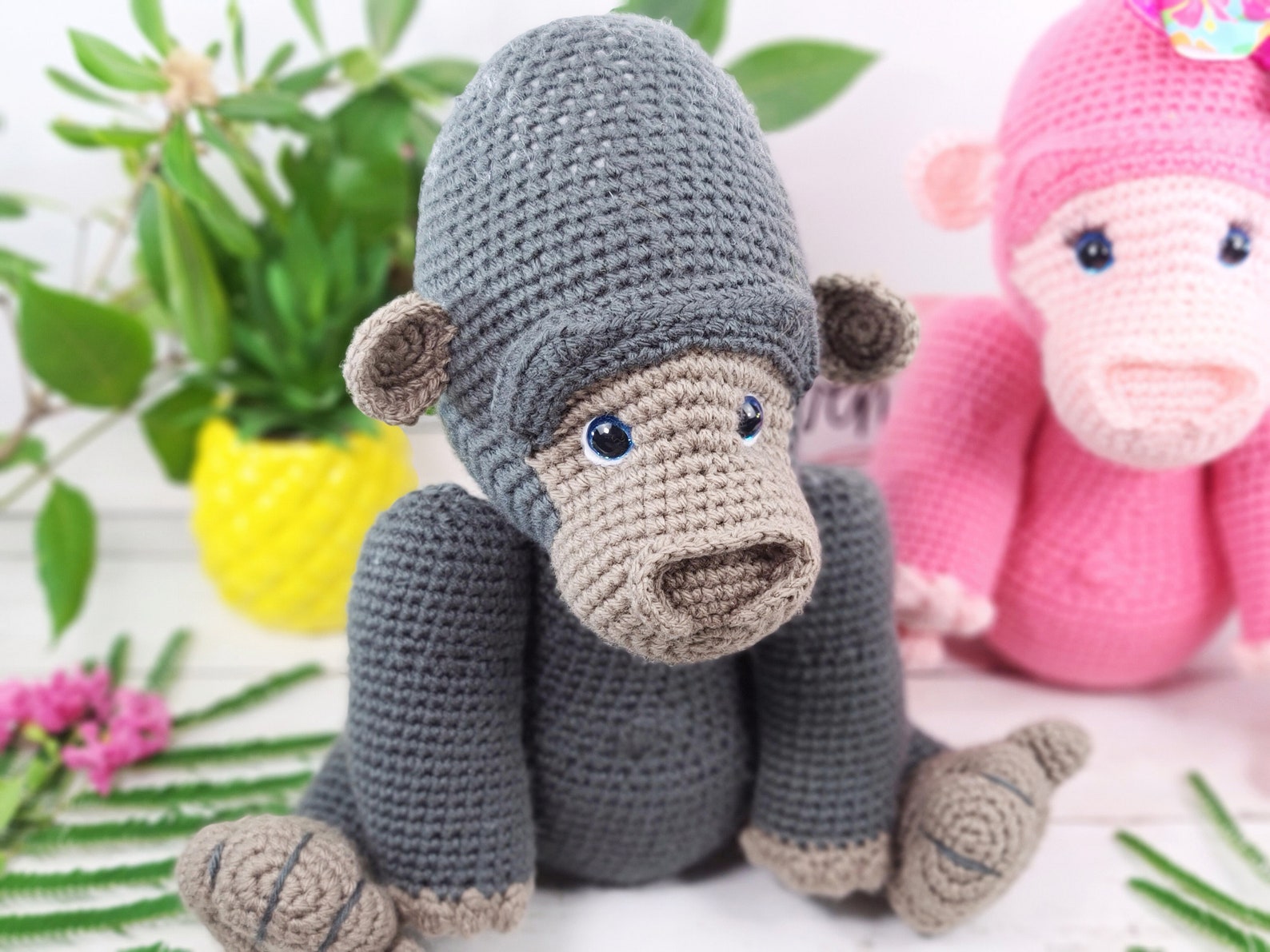 Gorilla, Gorilla Crochet Pattern, Crochet Pattern, Crochet Gorilla ...