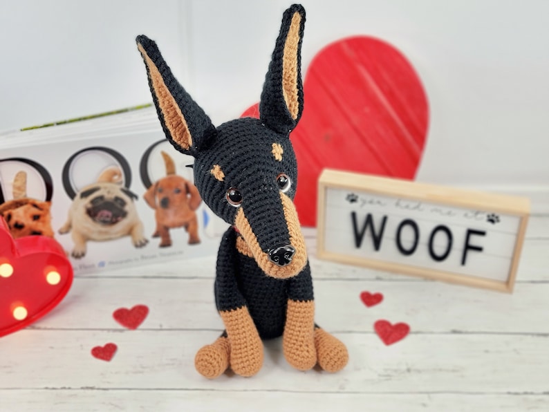Doberman Crochet Doberman Doberman Crochet Pattern Crochet | Etsy