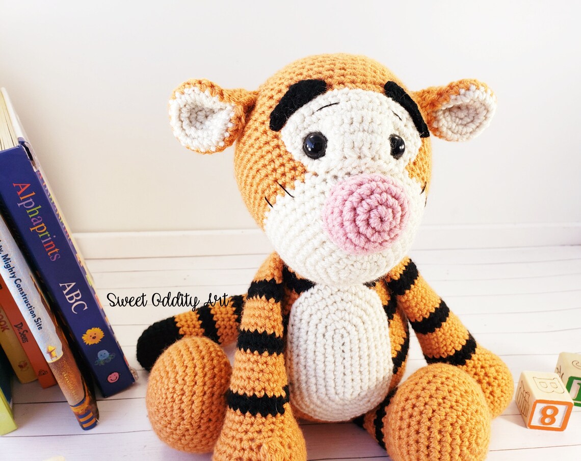 Tiger Crochet Pattern Crochet Tiger Tiger Pattern Crochet - Etsy