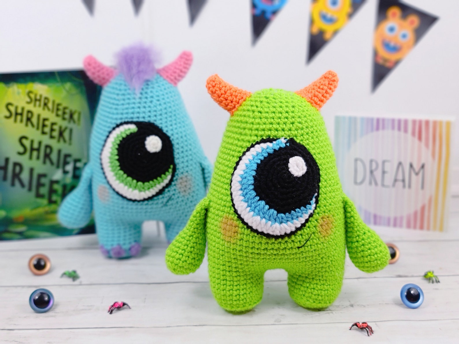 Monster Crochet Pattern Crochet Monster Monster Pattern - Etsy