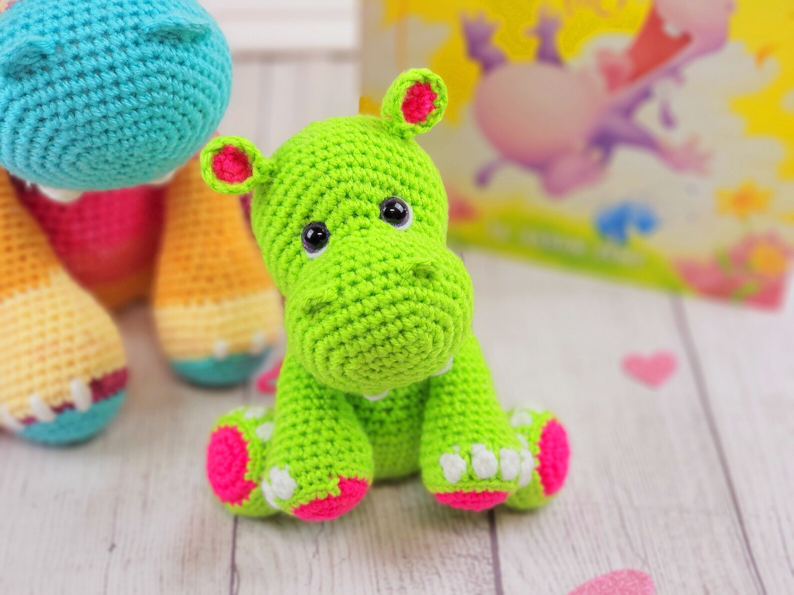 Hippo Crochet Pattern Crochet Hippo Hippo Hippo Tutorial - Etsy