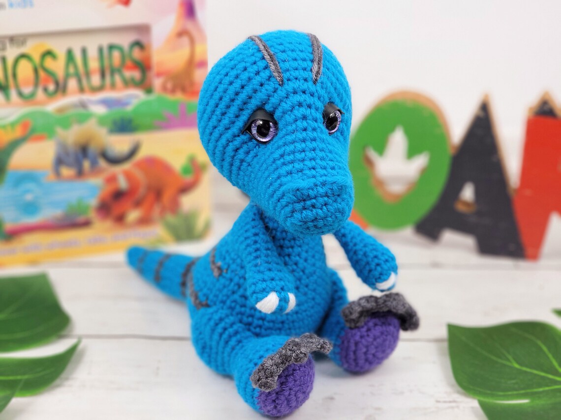 Raptor Pattern Raptor Crochet Pattern Dinosaur Pattern - Etsy Australia