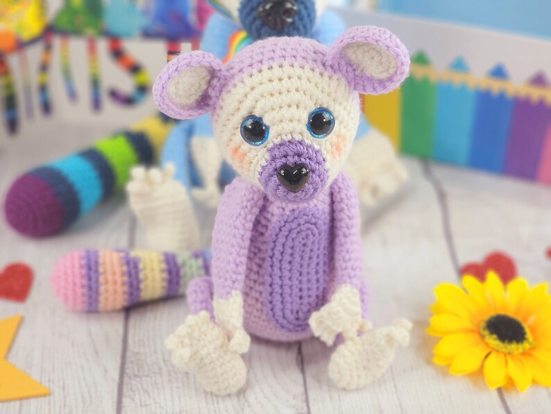 Lemur Lemur Crochet Pattern Crochet Pattern Crochet Lemur - Etsy