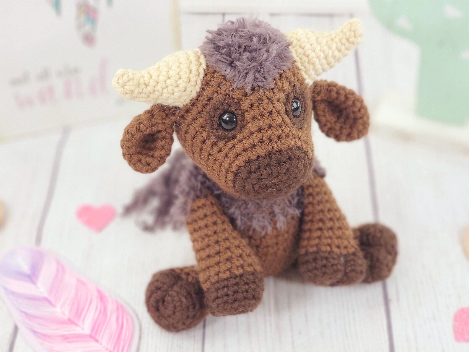 Mini Bison Mini Bison Crochet Pattern Crochet Pattern - Etsy