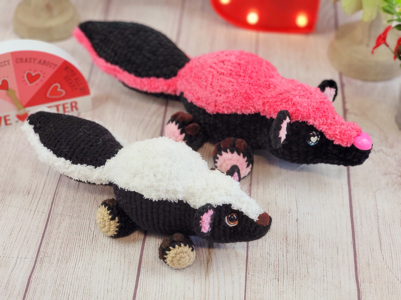 Skunk Skunk Crochet Pattern Crochet Pattern Amigrumi Skunk - Etsy