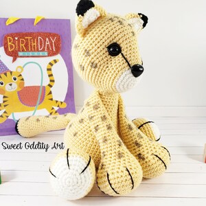 Snow leopard crochet pattern cheetah crochet pattern cat | Etsy