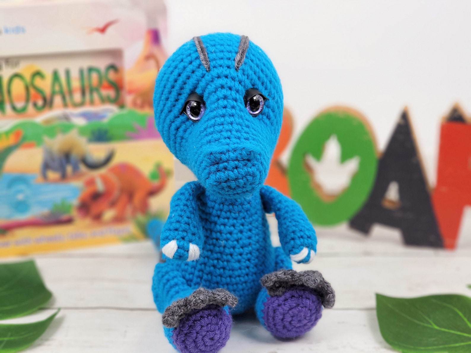 Raptor Pattern, Raptor Crochet Pattern, Dinosaur Pattern, Dinosaur ...