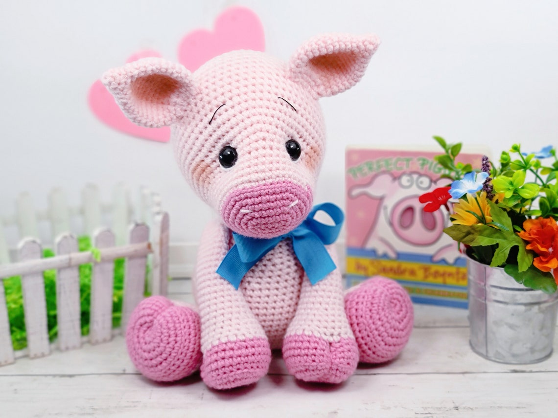 Pig Crochet Pattern Crochet Pig Crochet Pattern - Etsy