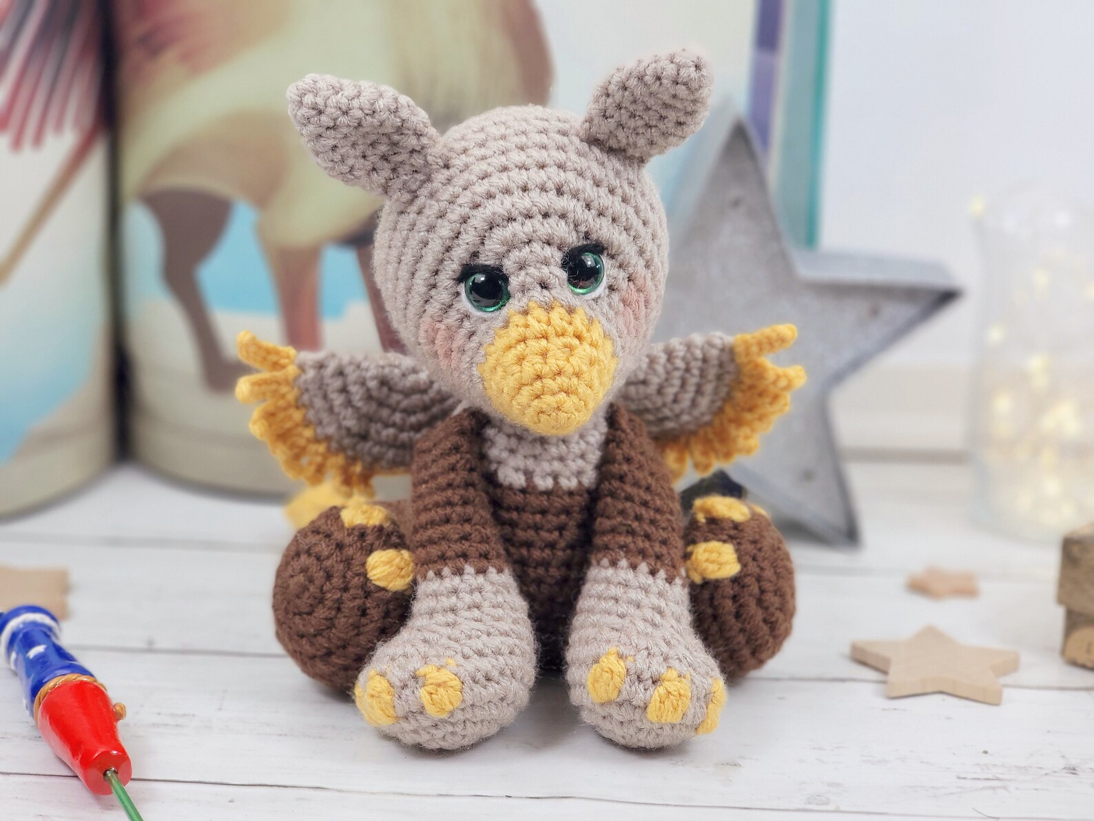 Griffin Crochet Griffin Crochet Pattern Griffin Crochet - Etsy