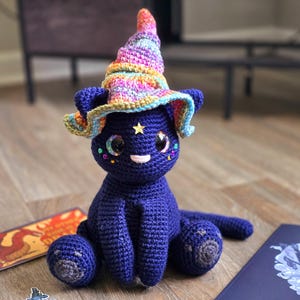 Witch Cat, Cat, Crochet Cat, Cat Crochet Pattern, Crochet Pattern ...
