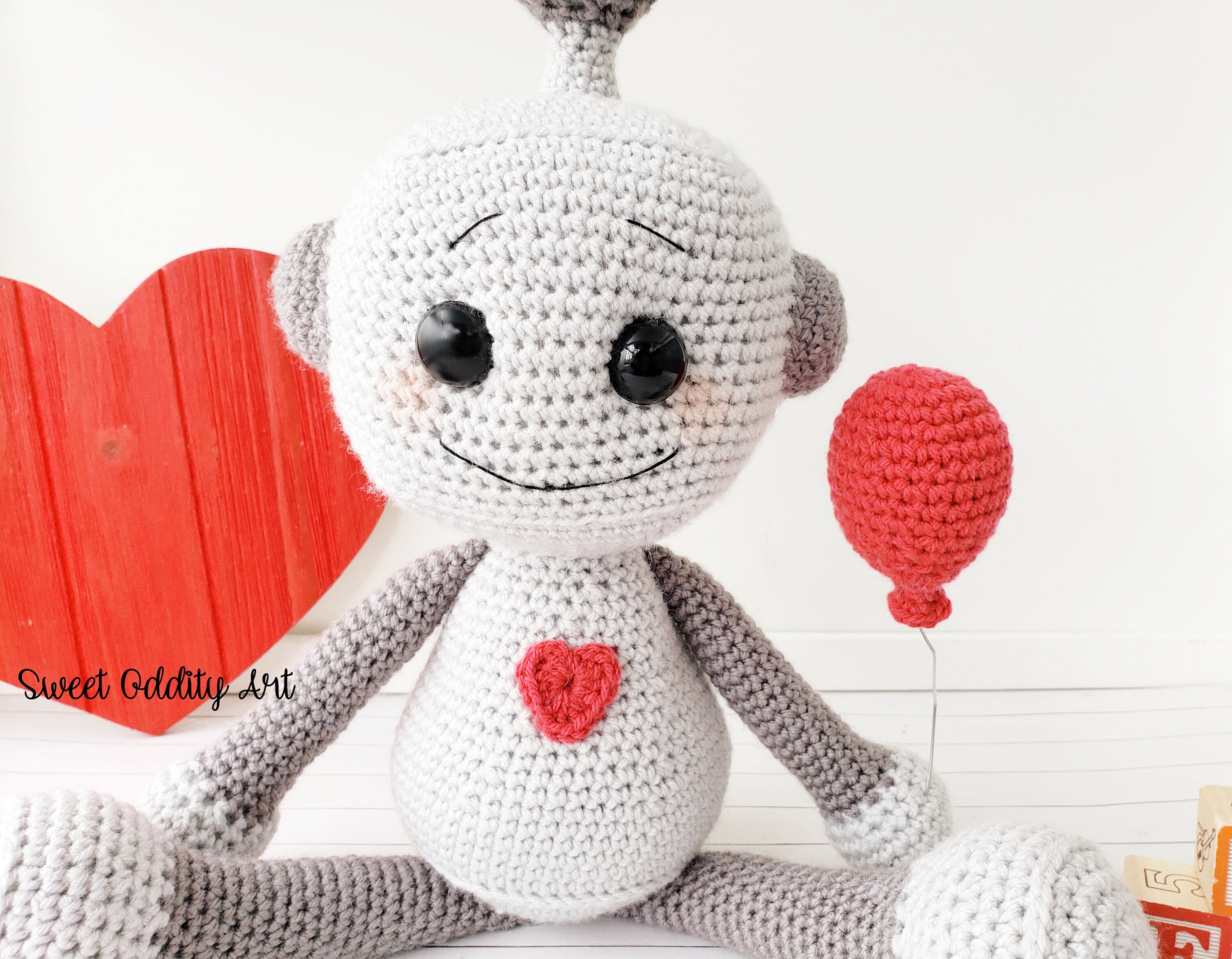 Robot Crochet Pattern Crochet Robot Robot Pattern | Etsy UK