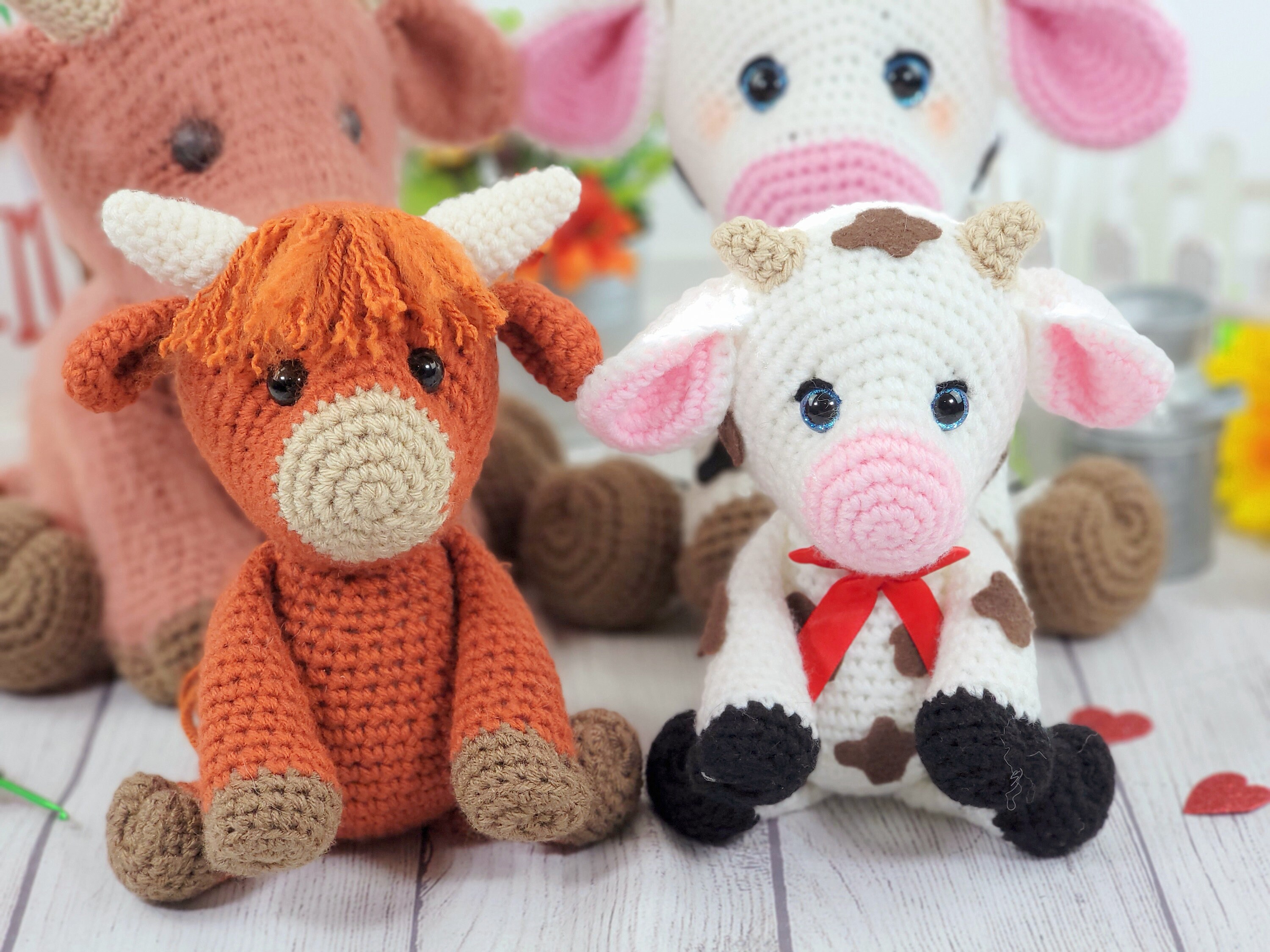 Cow Crochet Pattern Crochet Cow Cow Tutorial Cow Pattern - Etsy Canada