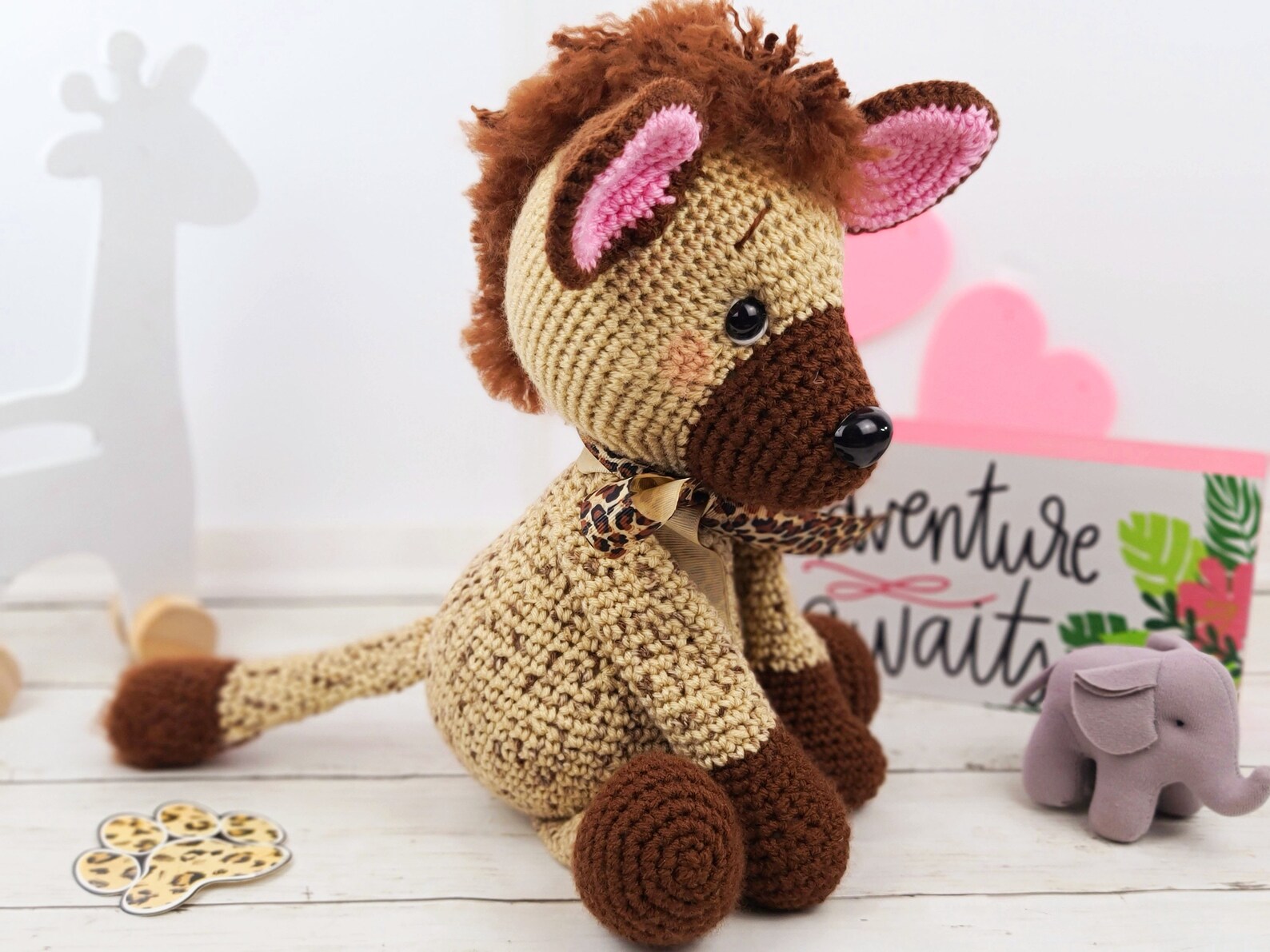 Hyena Crochet Pattern Crochet Hyena Amigurumi Hyena - Etsy