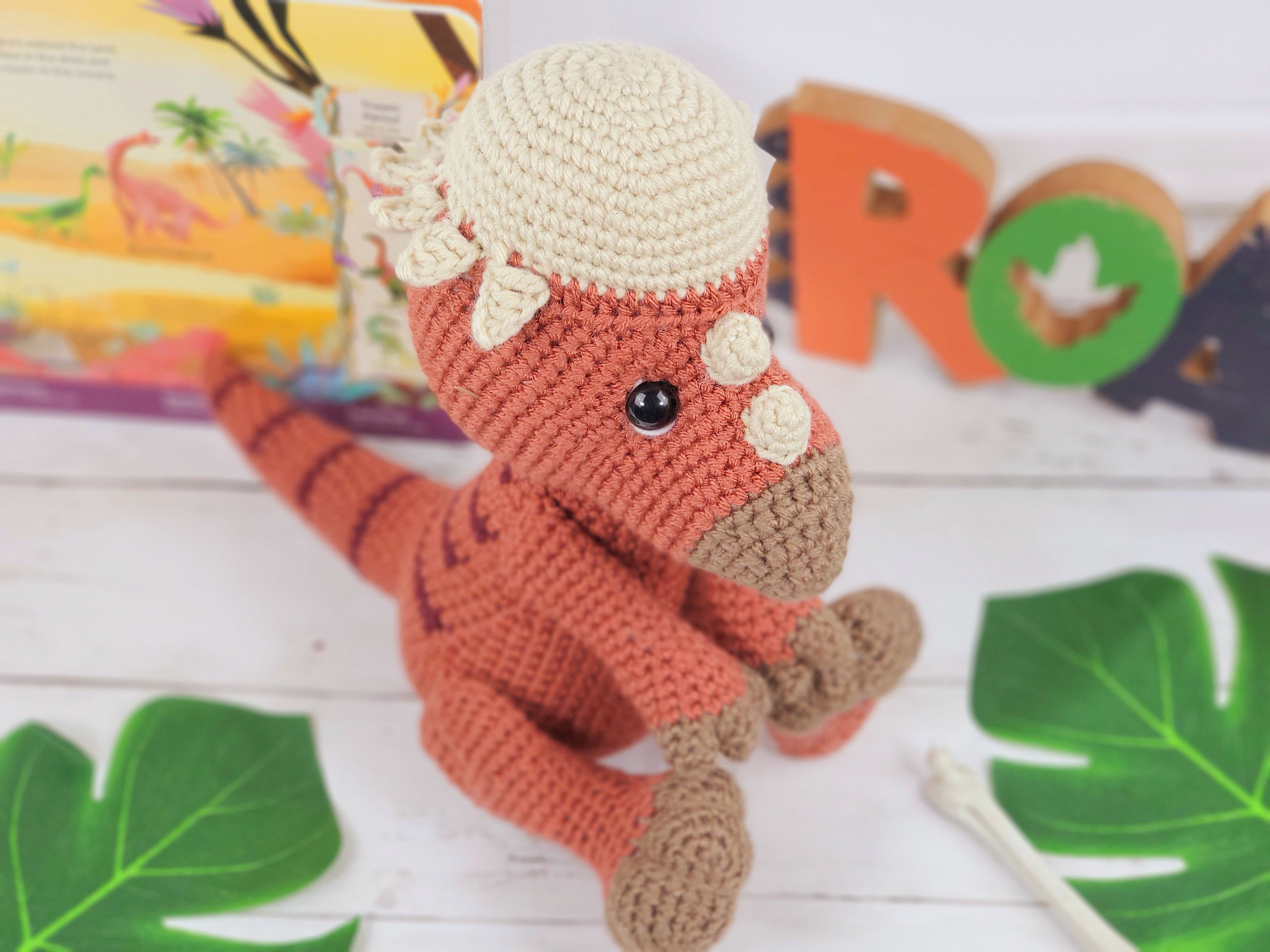Pachysaurus, Dinosaur Pattern, Dinosaur Crochet Pattern, Crochet ...