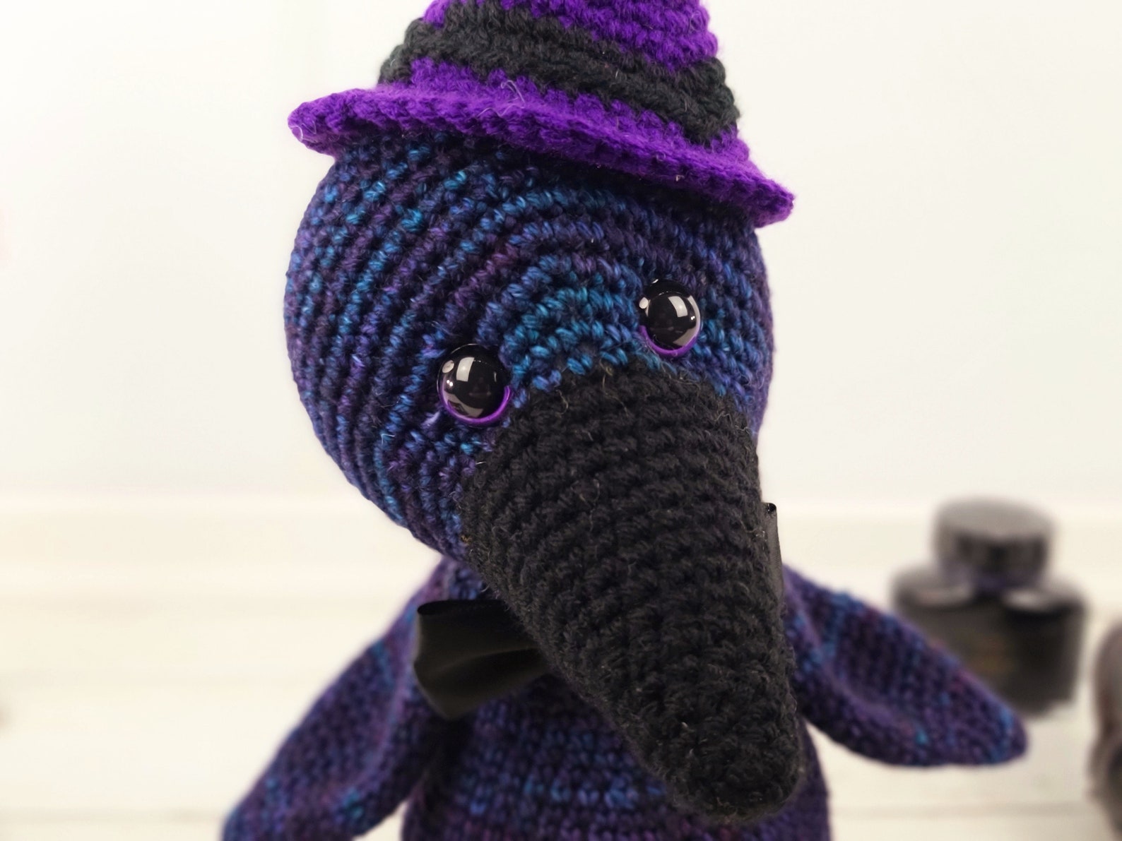 Raven Crochet Pattern Crochet Raven Raven Crochet Crochet - Etsy