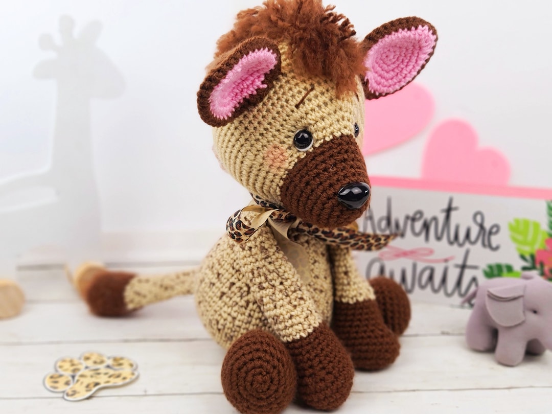 Hyena Crochet Pattern, Crochet Hyena, Amigurumi, Hyena Pattern, Hyena ...