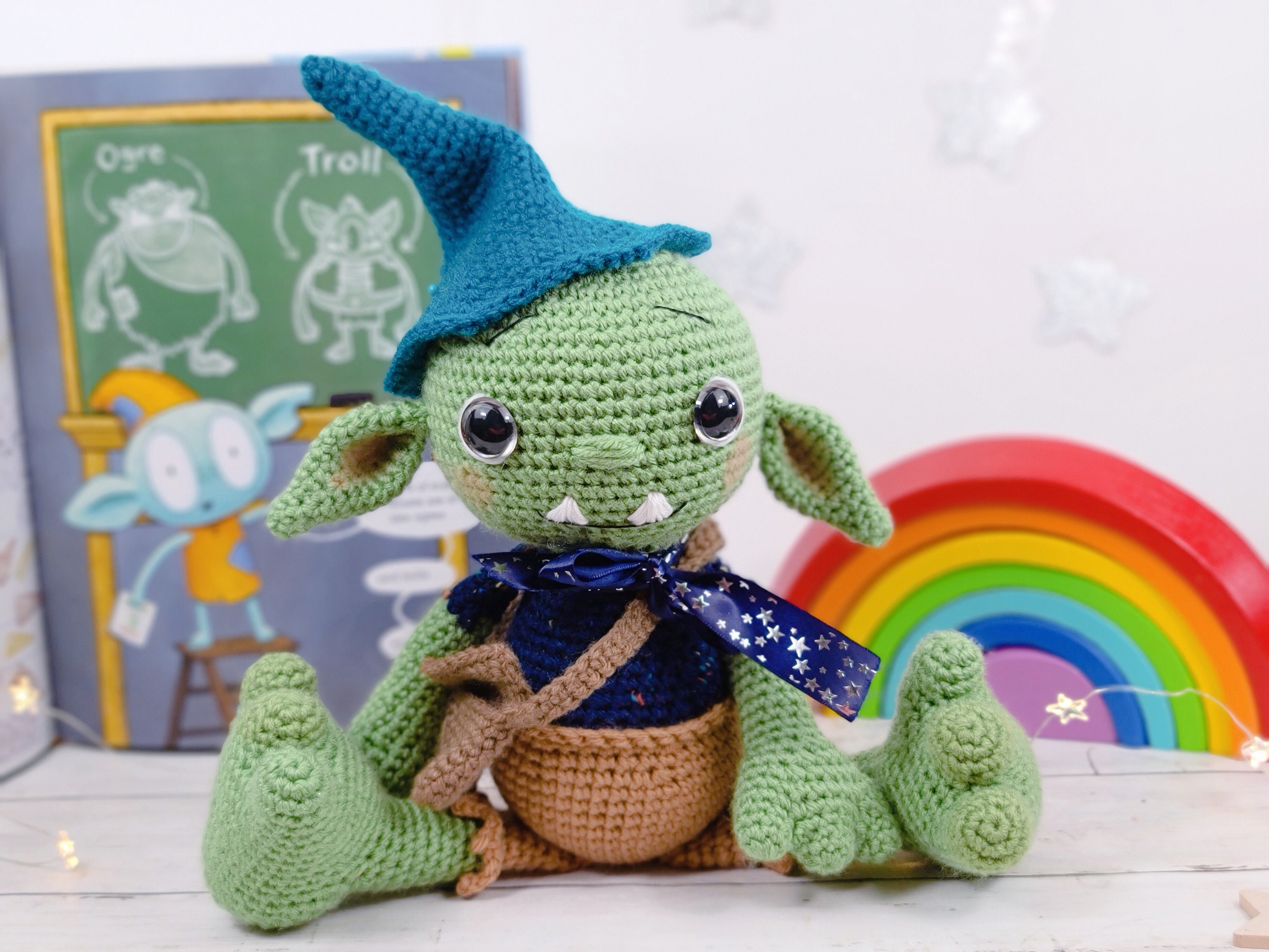 Goblin, Goblin Crochet Pattern, Crochet Goblin, Goblin Tutorial ...