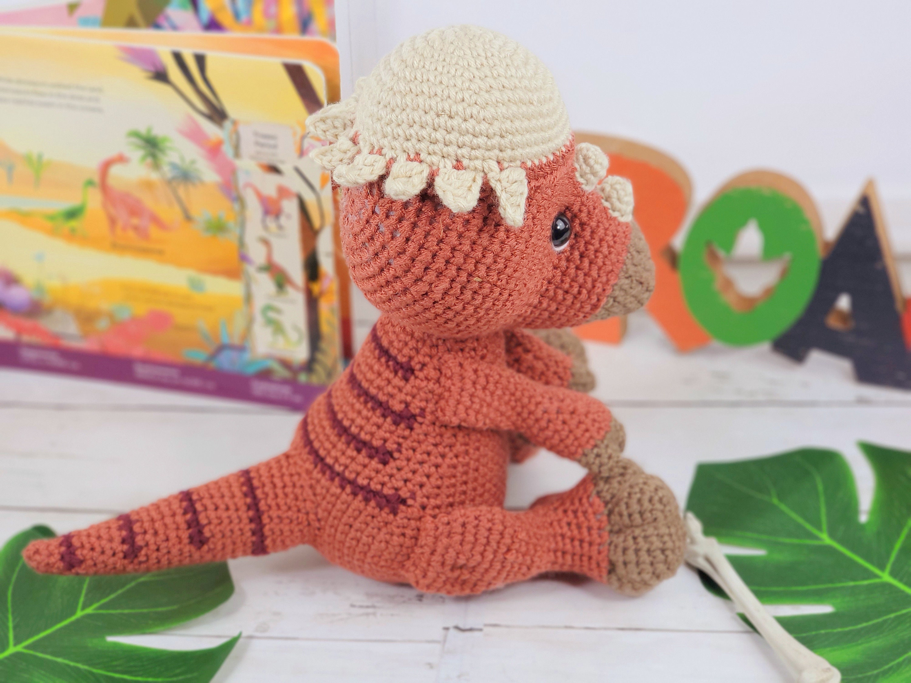 Pachysaurus, Dinosaur Pattern, Dinosaur Crochet Pattern, Crochet ...