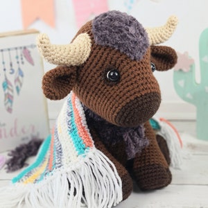 Bison, Bison Crochet Pattern, Crochet, Pattern, Bison Tutorial ...