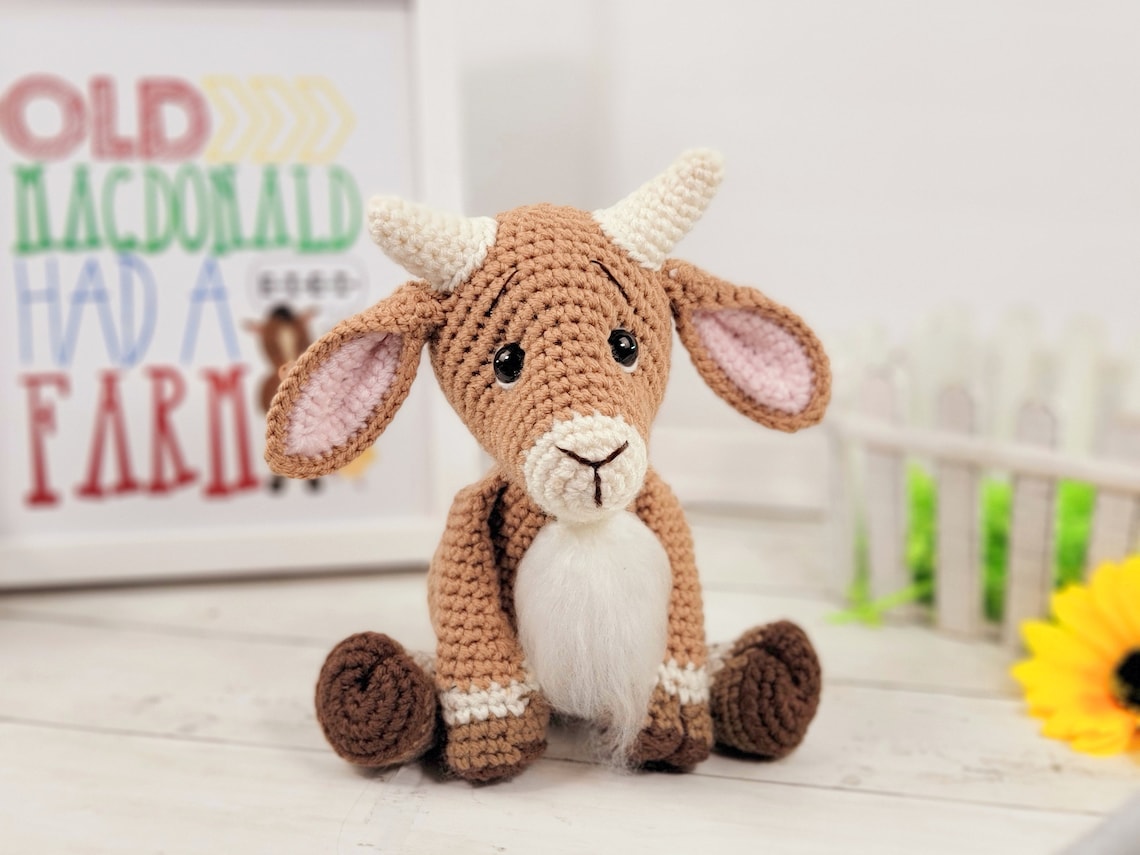 Goat Crochet Pattern Crochet Pattern Crochet Goat Amigurumi - Etsy