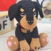Rottweiler, Rottweiler Crochet Pattern, Crochet Pattern, Crochet ...