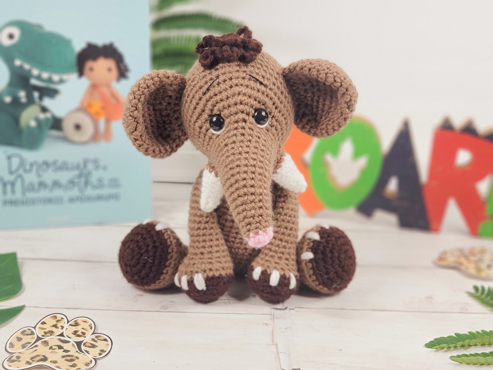 Mammoth Crochet Pattern, Crochet Pattern, Pattern, Crochet, Mammoth ...