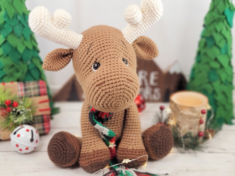 Moose Crochet Pattern Crochet Moose Moose Tutorial - Etsy