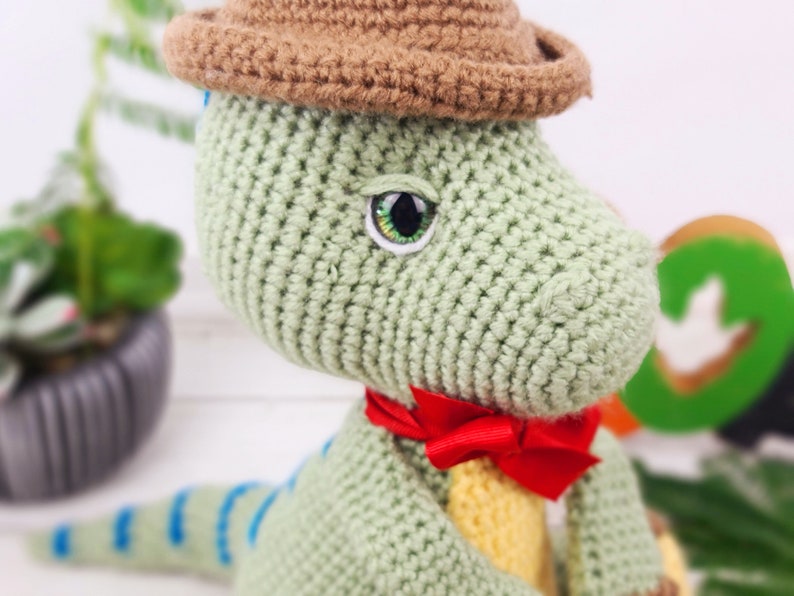 Raptor, Raptor Crochet Pattern, Crochet Pattern, Amigurumi, Raptor ...
