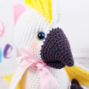 Cockatoo, Cockatoo Crochet Pattern, Crochet Cockatoo, Crochet Pattern ...
