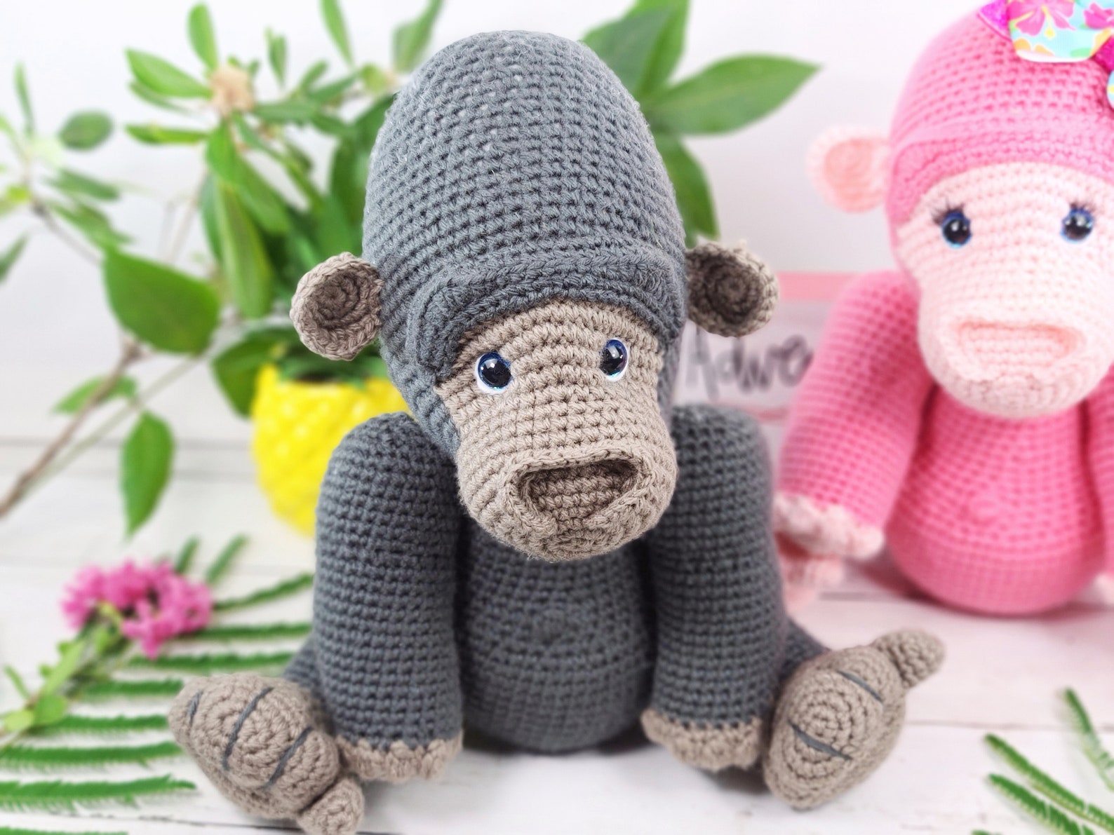 Gorilla, Gorilla Crochet Pattern, Crochet Pattern, Crochet Gorilla ...