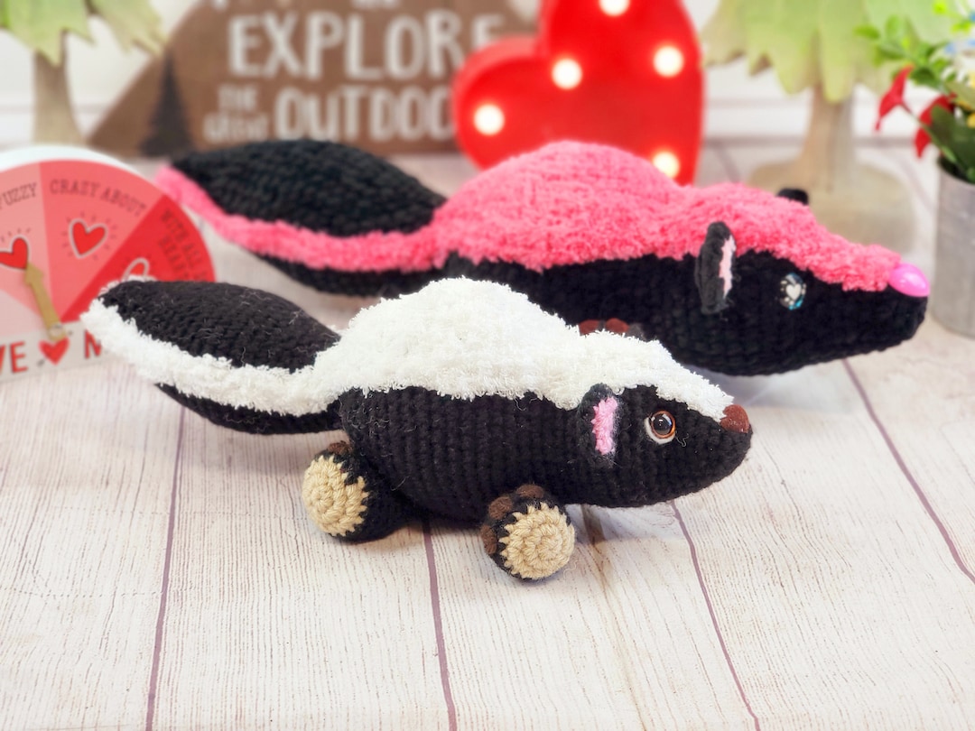 Skunk, Skunk Crochet Pattern, Crochet Pattern, Amigrumi, Skunk Tutorial ...