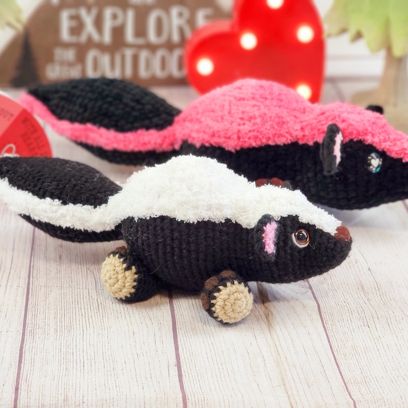 Crochet Skunk - Etsy