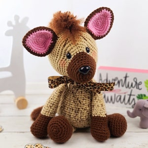 Hyena Crochet Pattern Crochet Hyena Amigurumi Hyena | Etsy UK