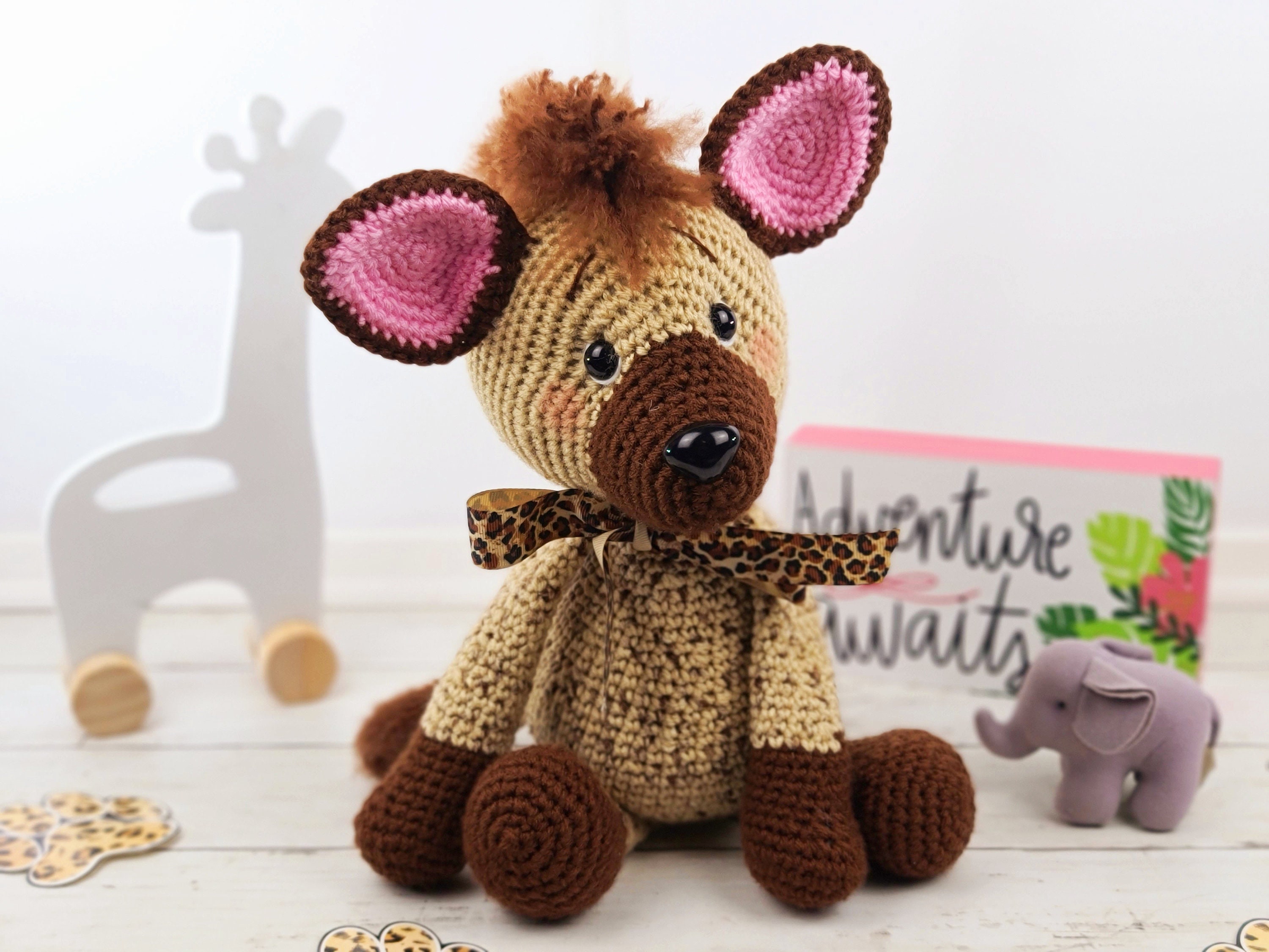 Hyena crochet pattern crochet hyena amigurumi hyena | Etsy