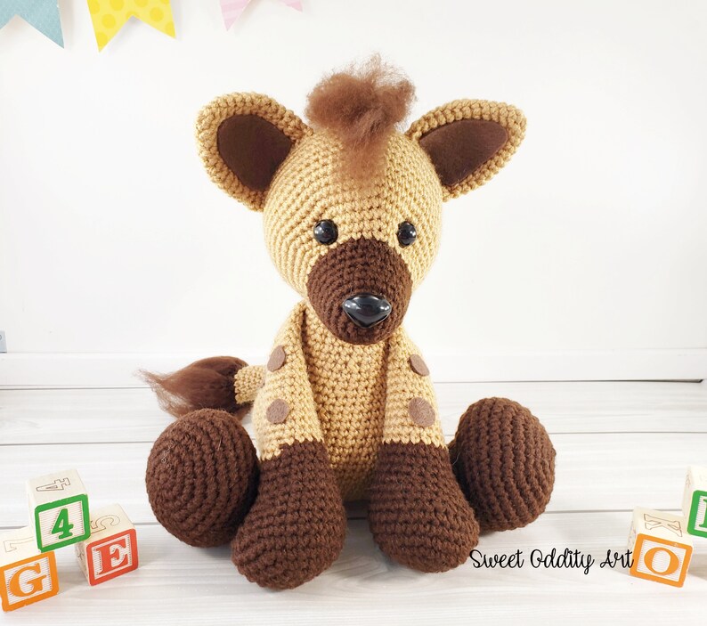 Hyena crochet pattern crochet hyena amigurumi hyena | Etsy