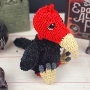 Vulture Crochet Pattern, Crochet Pattern, Crochet Vulture, Amigurumi ...
