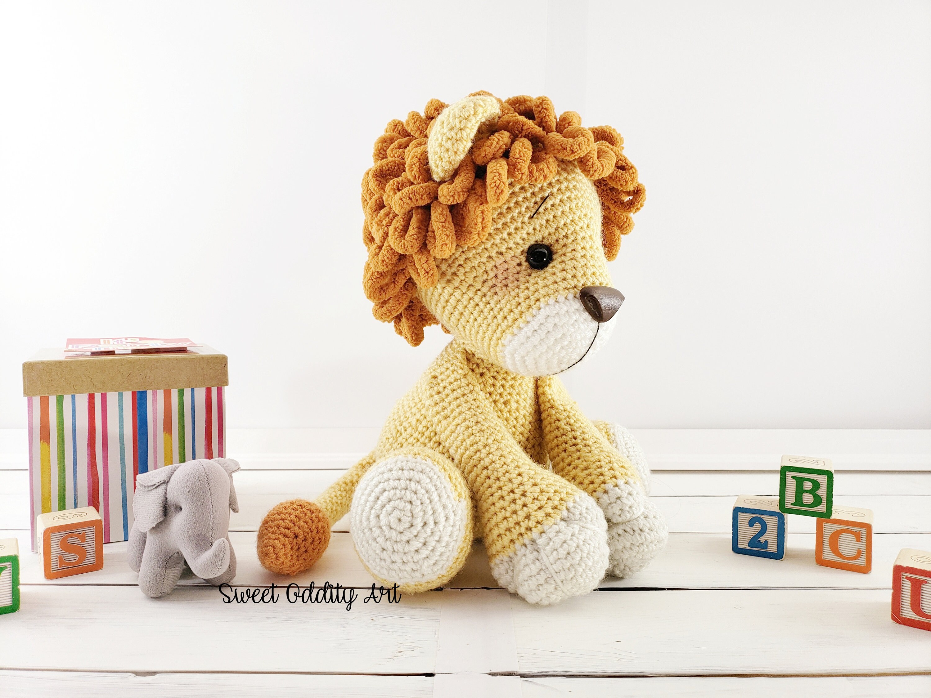 Lion Crochet Pattern Amigurumi Lion Amigurumi Pattern - Etsy