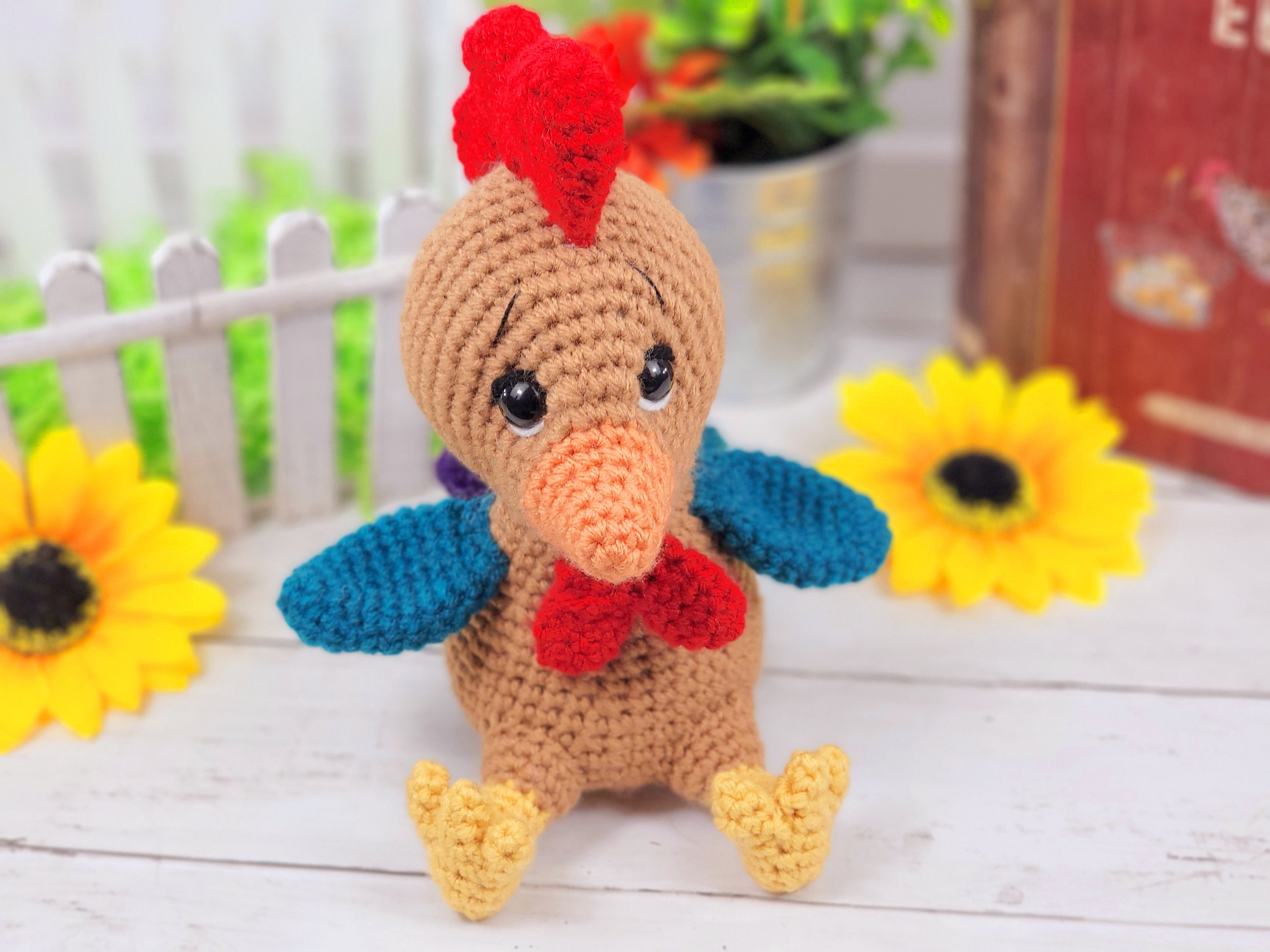 Chicken Crochet Pattern Rooster Crochet Pattern Crochet - Etsy