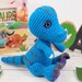 Raptor, Raptor Crochet Pattern, Crochet Pattern, Amigurumi, Raptor ...