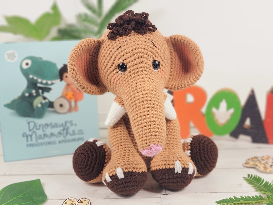 Mammoth Crochet Pattern, Crochet Mammoth, Mammoth Tutorial, Mammoth ...